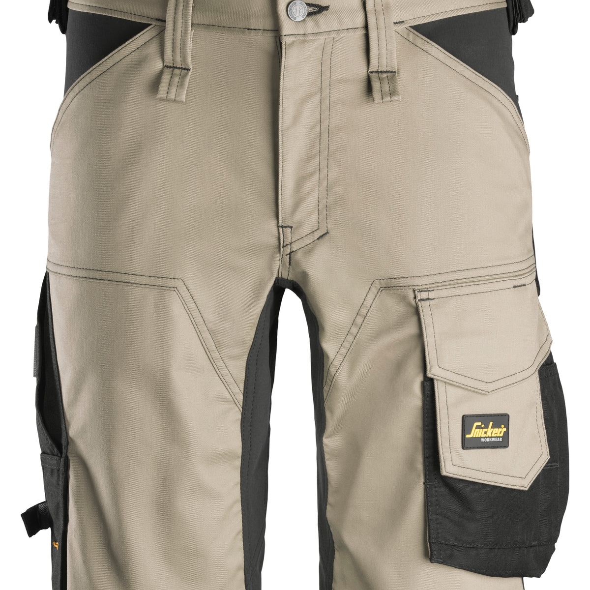 Snickers 6143 Allroundwork Stretch Shorts Khaki\Black – TrueFit Workwear